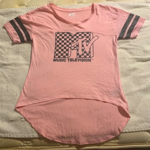 Target | Tops | Target Xs Pink Mtv Tshirt | Poshmark